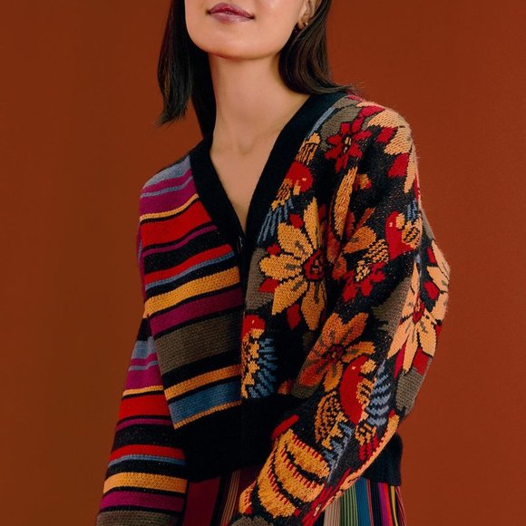 FARM Rio | Sweaters | Farm Rio Macaw Stripes Ballet Cardigan | Poshmark